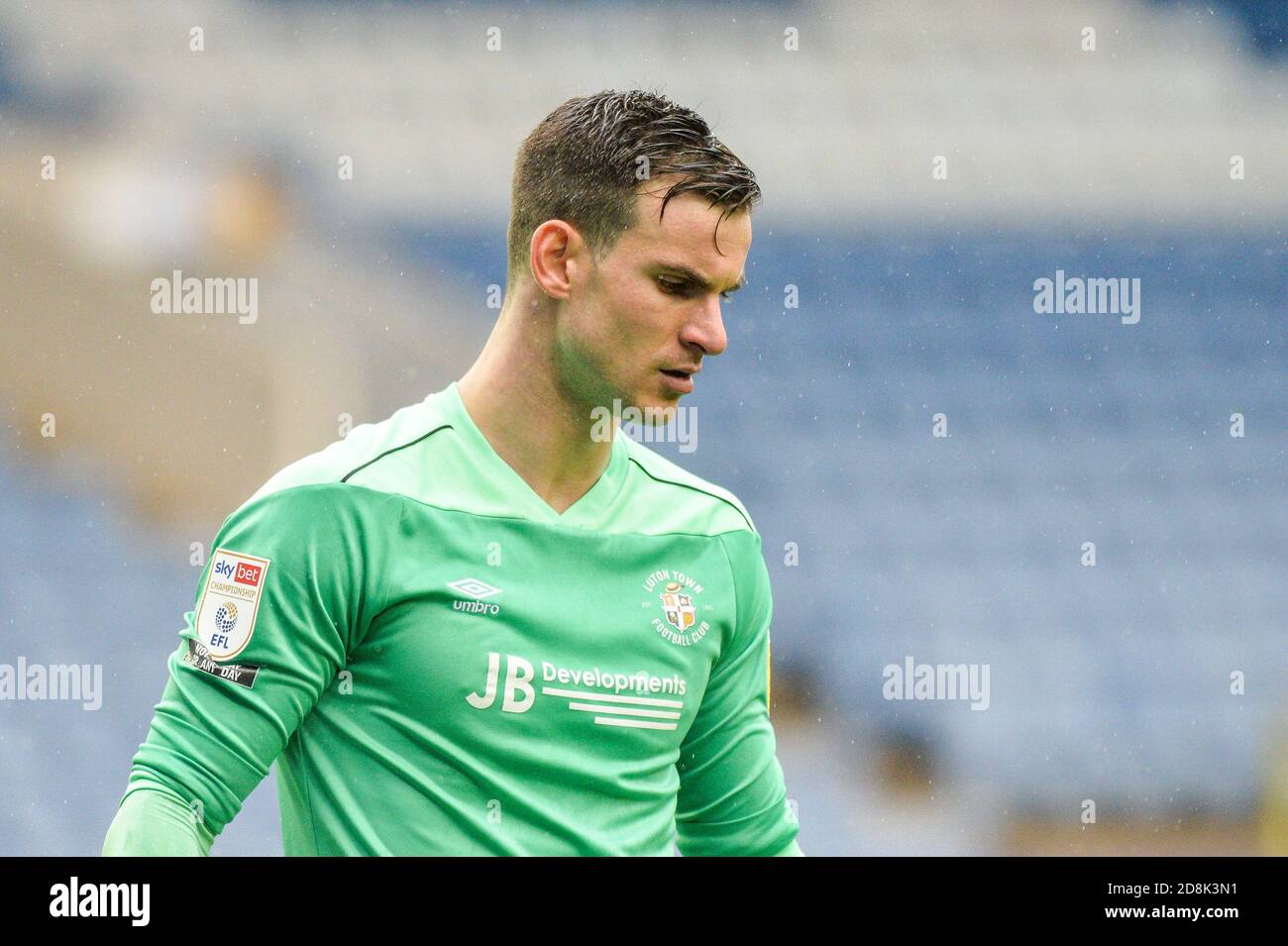 Simon Sluga (12) of Luton Town during the game Stock Photo - Alamy