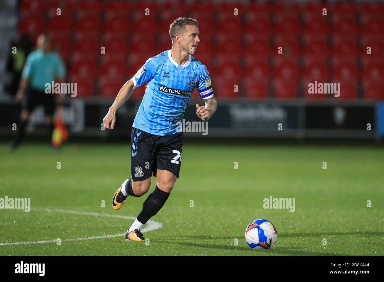 Jason Demetriou (24) of Southend United in action during the game Stock ...