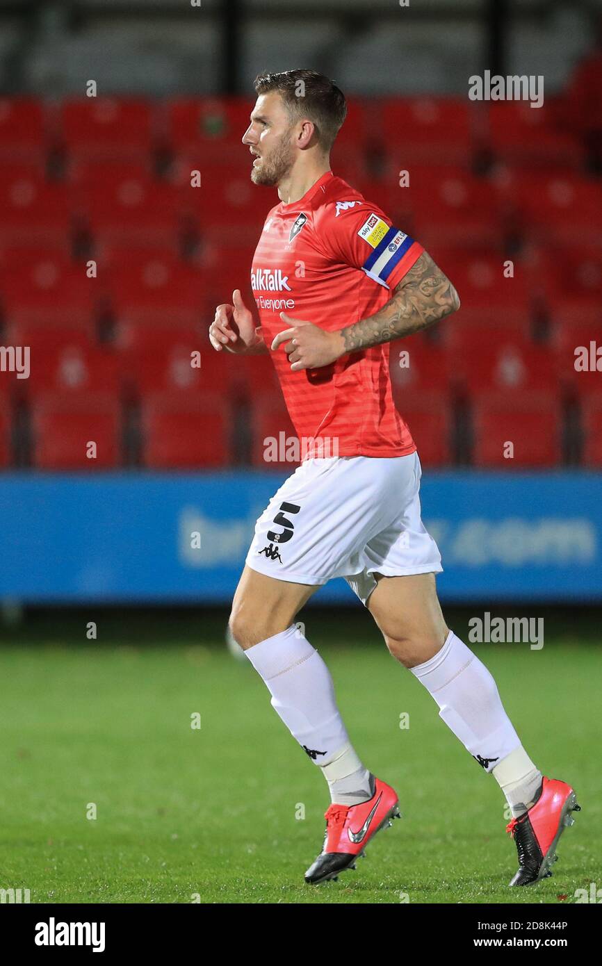 Ashley Eastham (5) of Salford City during the game Stock Photo - Alamy