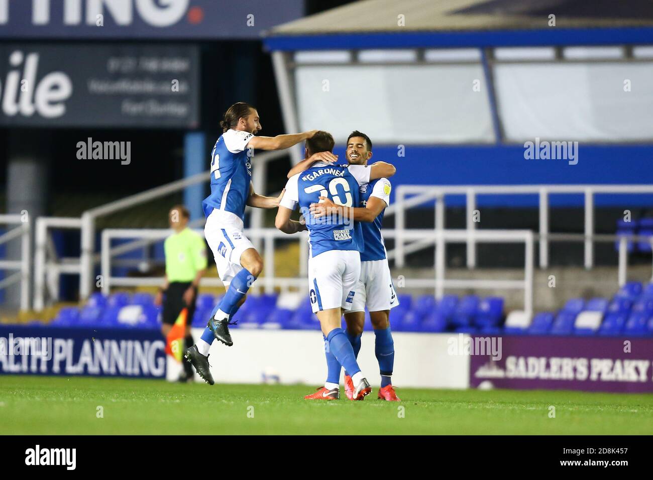 CELEBRATION Gary Gardner (20) of Birmingham City celebrates his goal ...