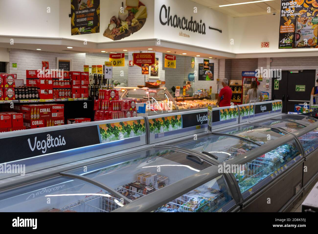 Pingo Doce Supermarket aisles in Funchal, Madeira Stock Photo - Alamy