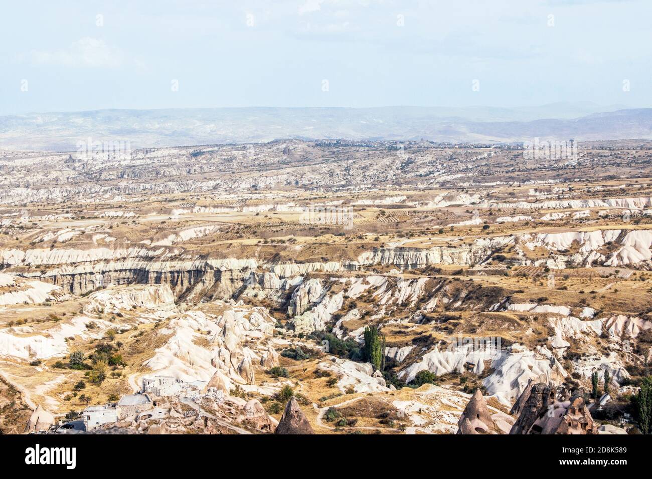 landscape with rocky formation hills in Cappadocia Stock Photo - Alamy