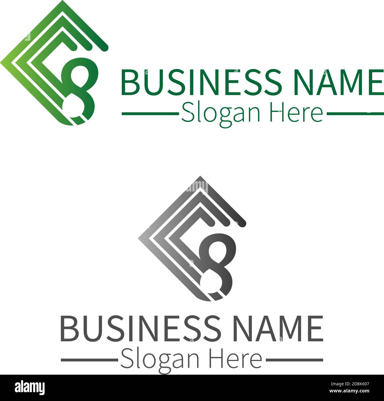 Number 8 square logo icon concept design Stock Vector Image & Art - Alamy