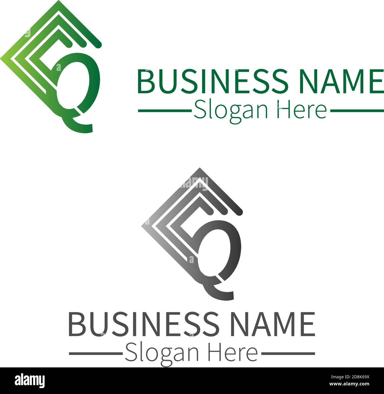 Letter Q square logo icon concept design Stock Vector Image & Art - Alamy