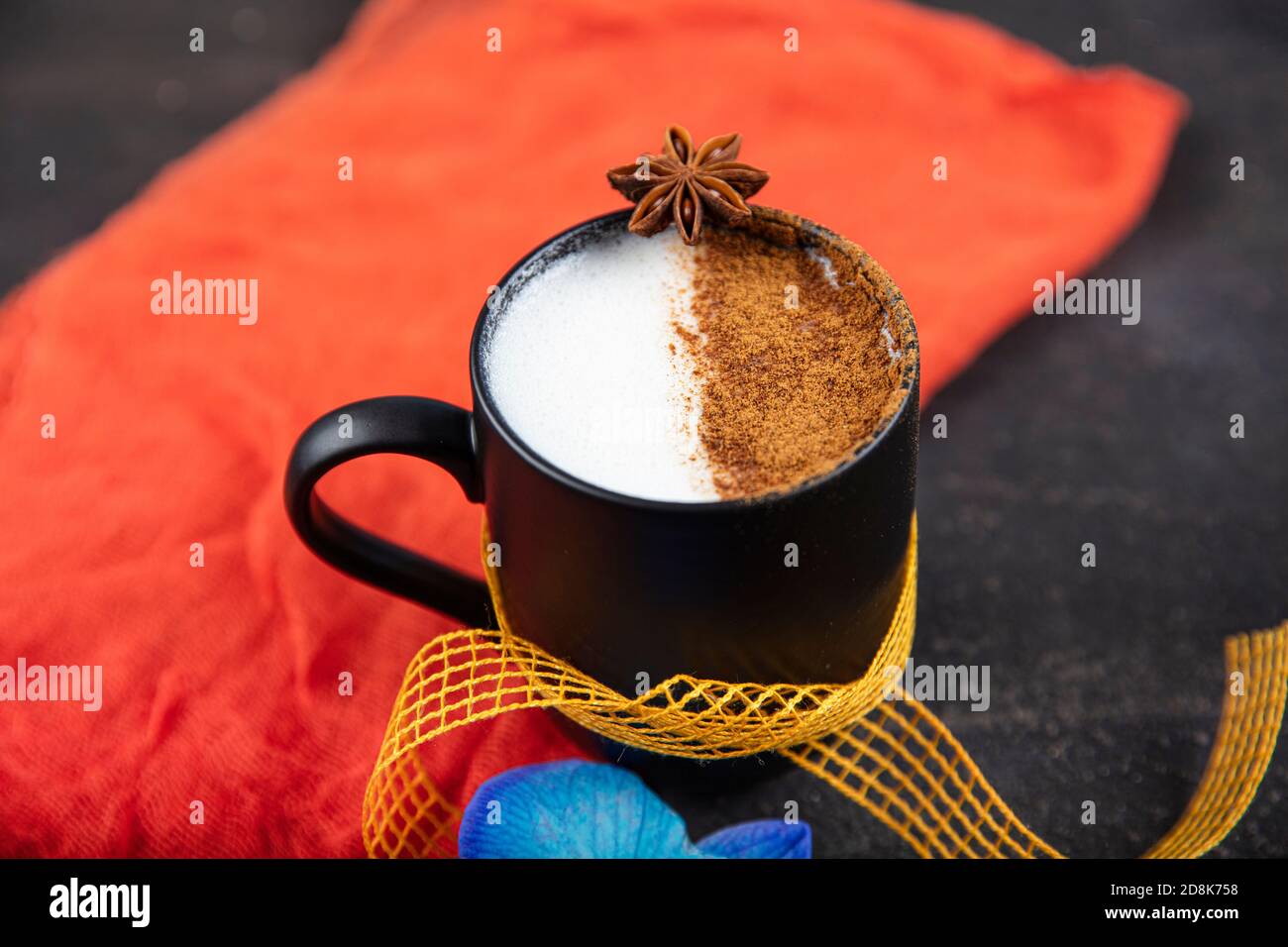 Turkish Salep or Sahlep with cinnamon sticks / Christmas Eggnog. Served ...