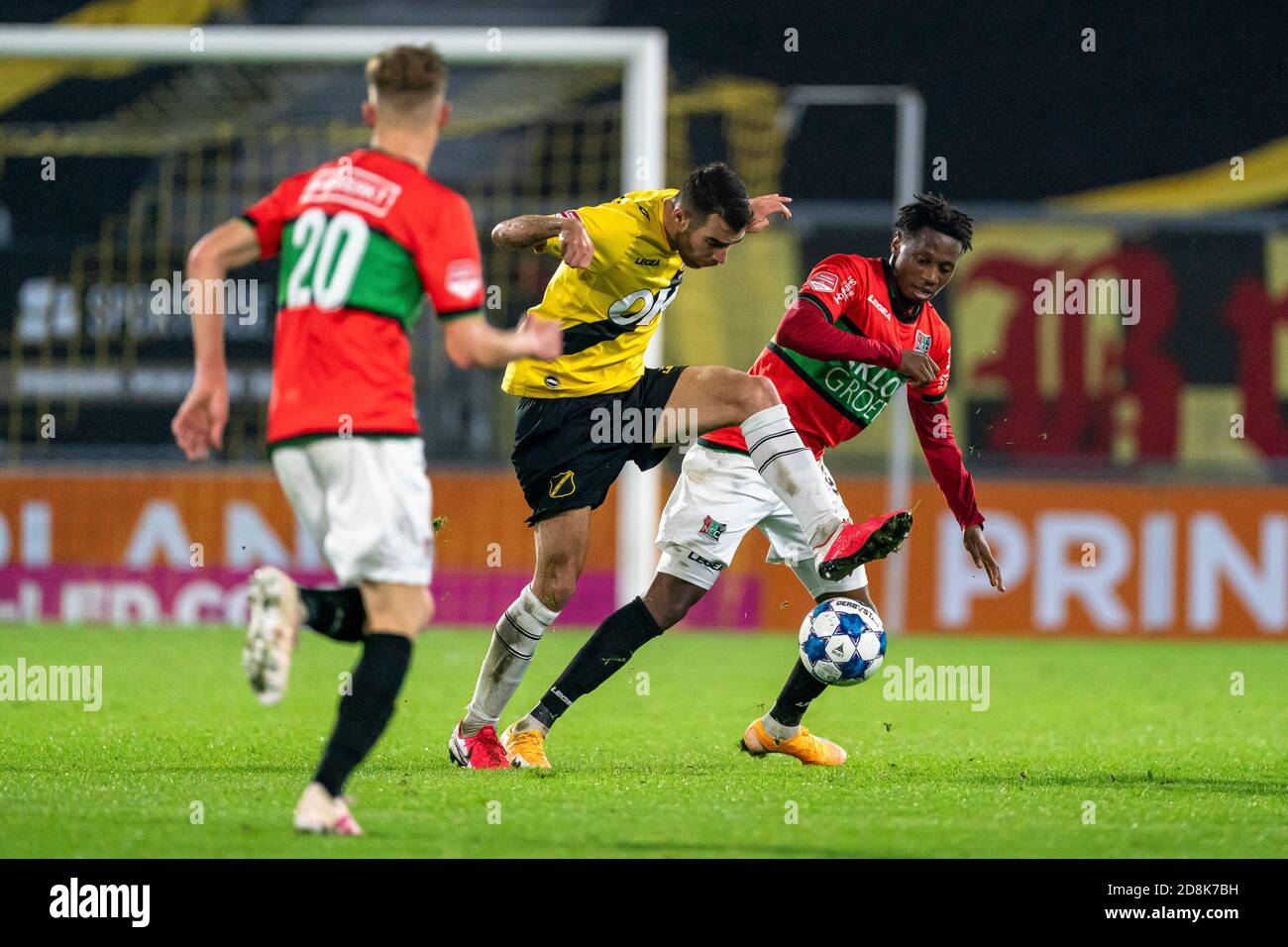 BREDA, Netherlands. 30th Oct, 2020. football, NAC Rat Verleghstadium ...
