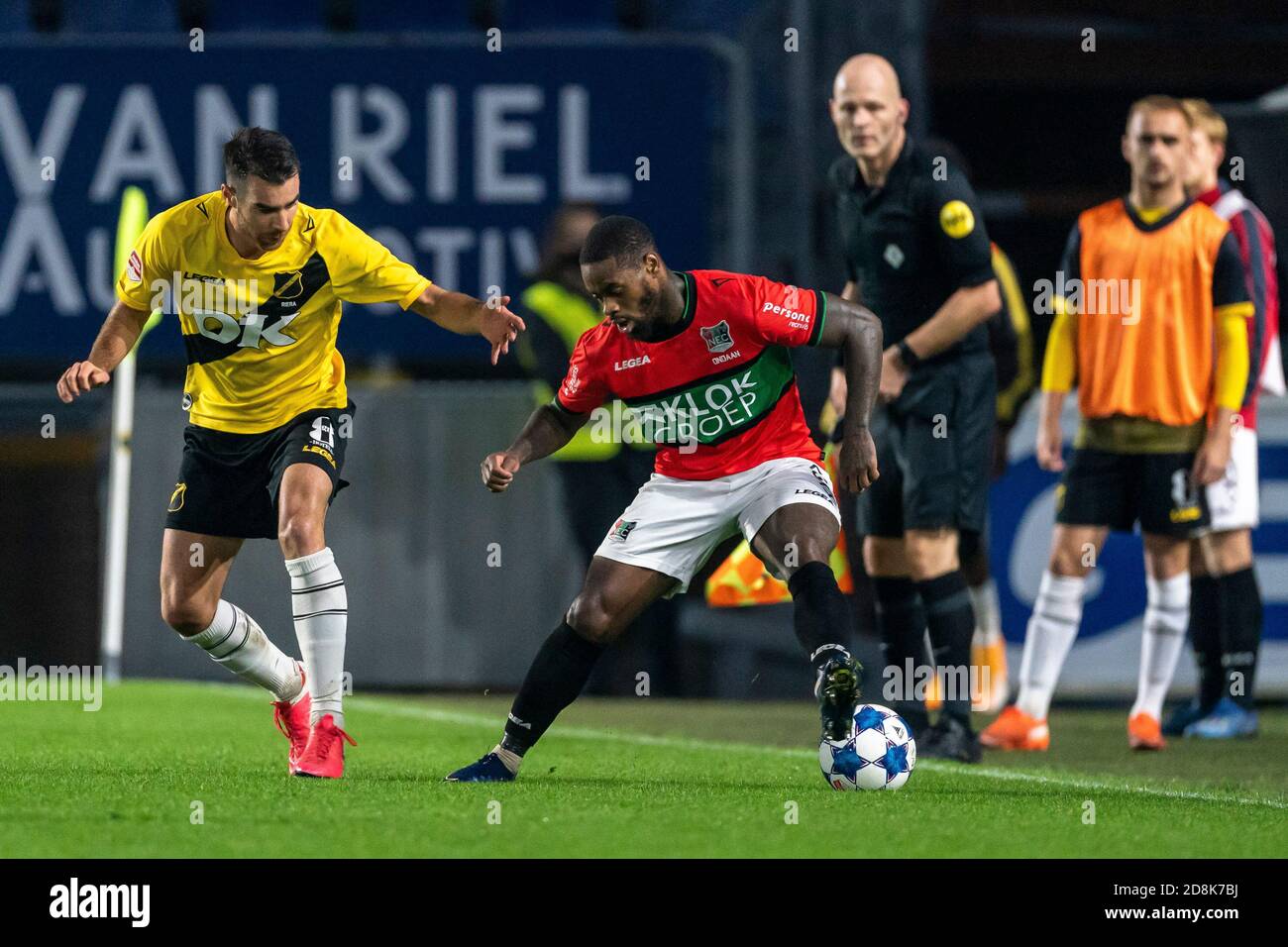 BREDA, Netherlands. 30th Oct, 2020. football, NAC Rat Verleghstadium ...