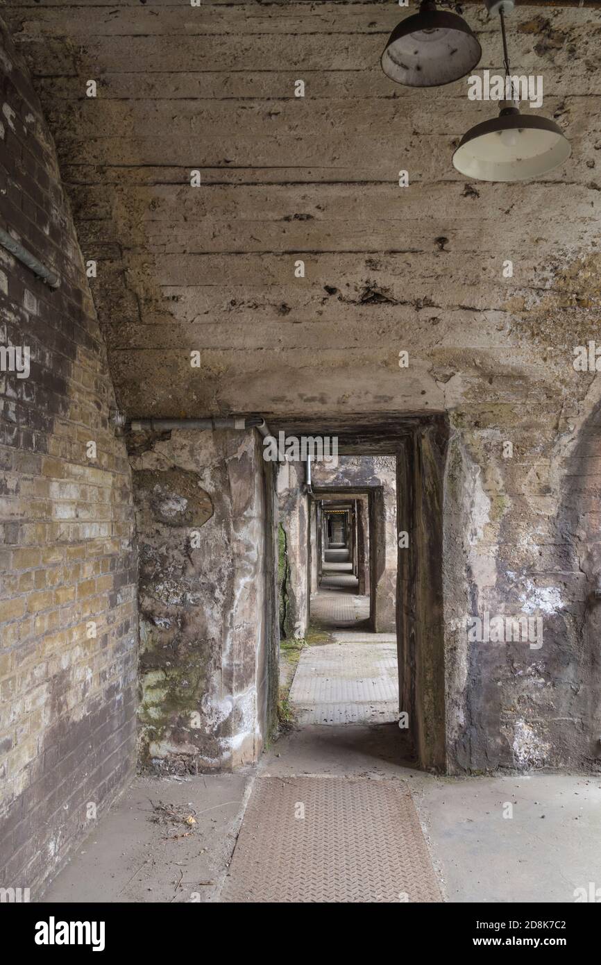 tunnel in a historic factory Stock Photo - Alamy