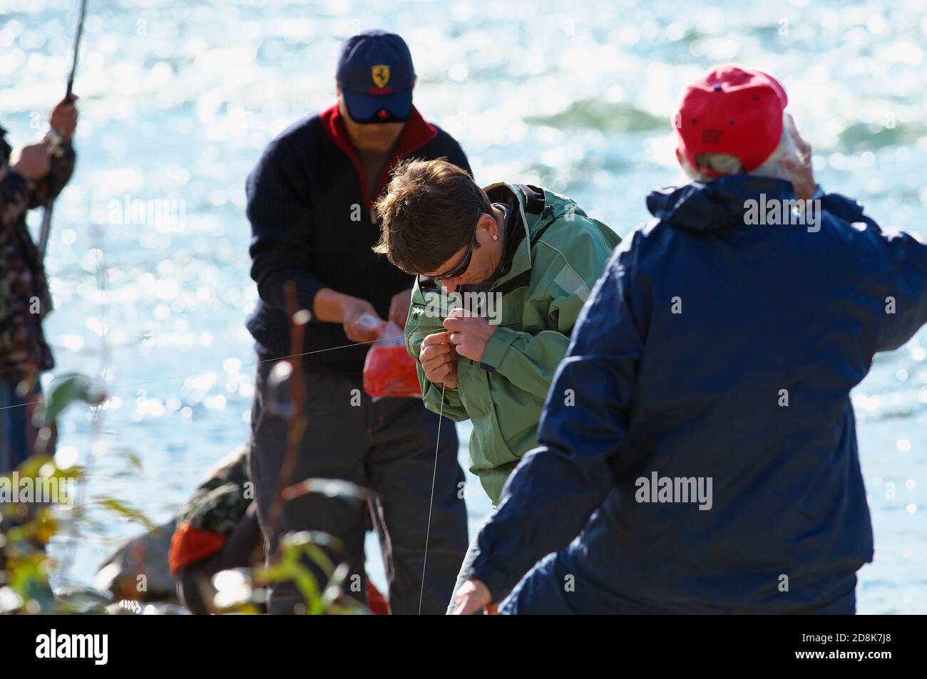 Group of people fishing hi-res stock photography and images - Alamy