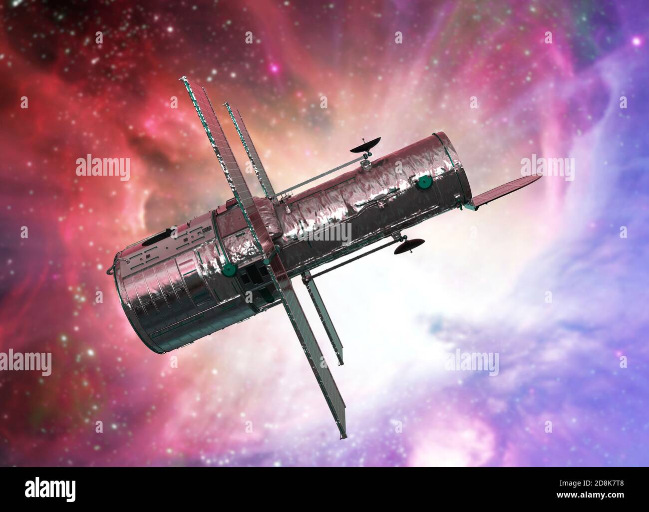 Space telescope, conceptual illustration Stock Photo - Alamy