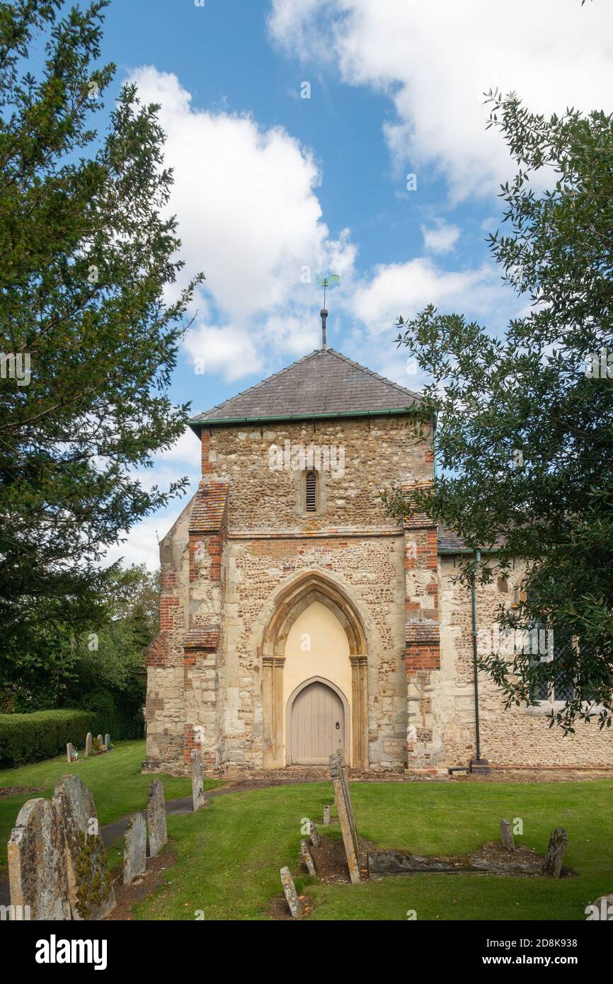 The parish church of St Guthlac in Astwick, Bedfordshire dates from the ...