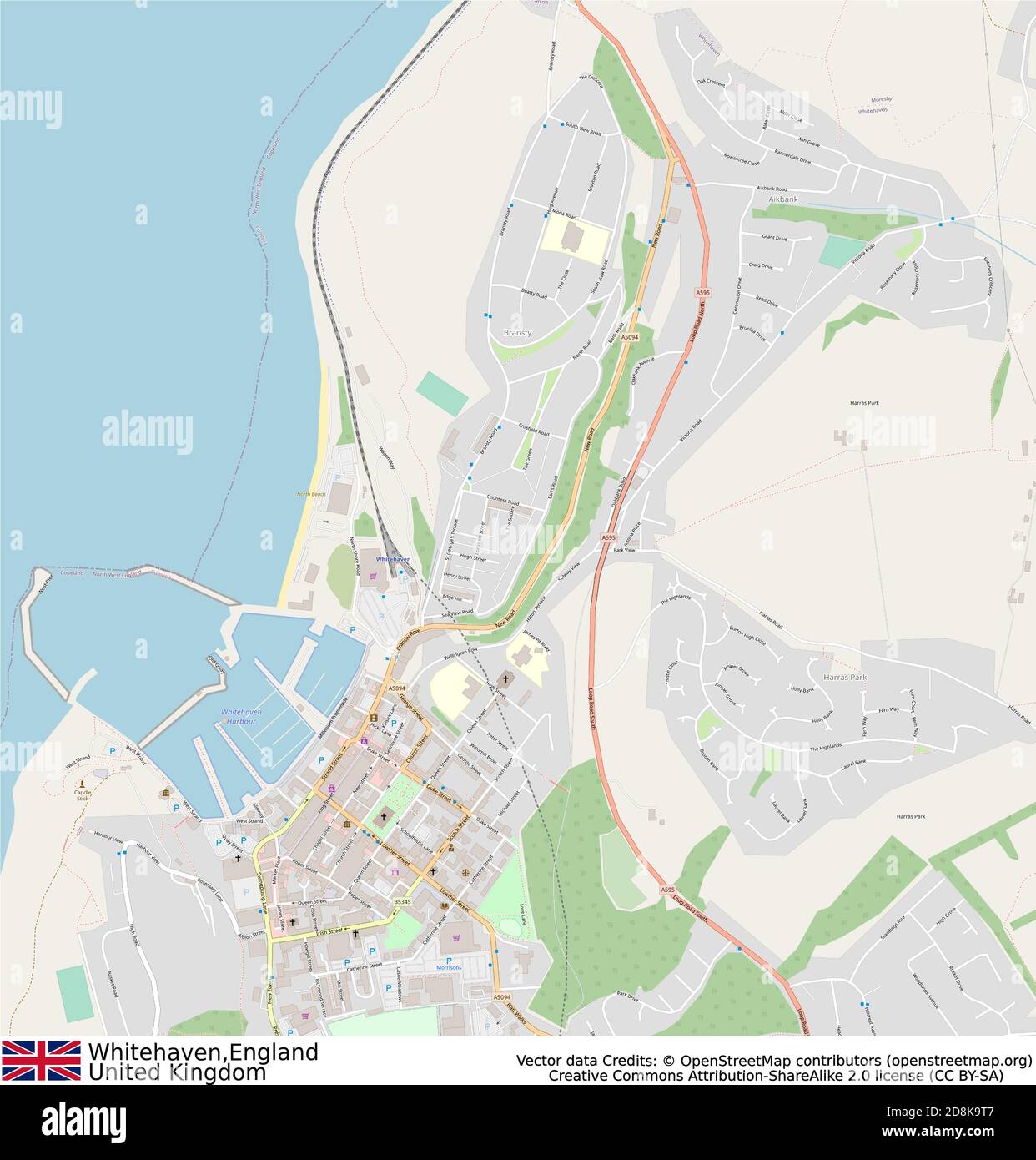 Map Of Chester England Stock Vector Images - Alamy