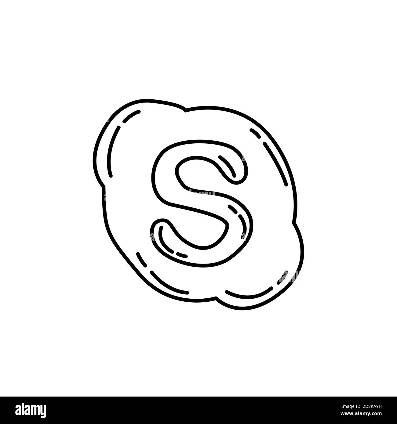 Web camera doodle icon Cut Out Stock Images & Pictures - Alamy