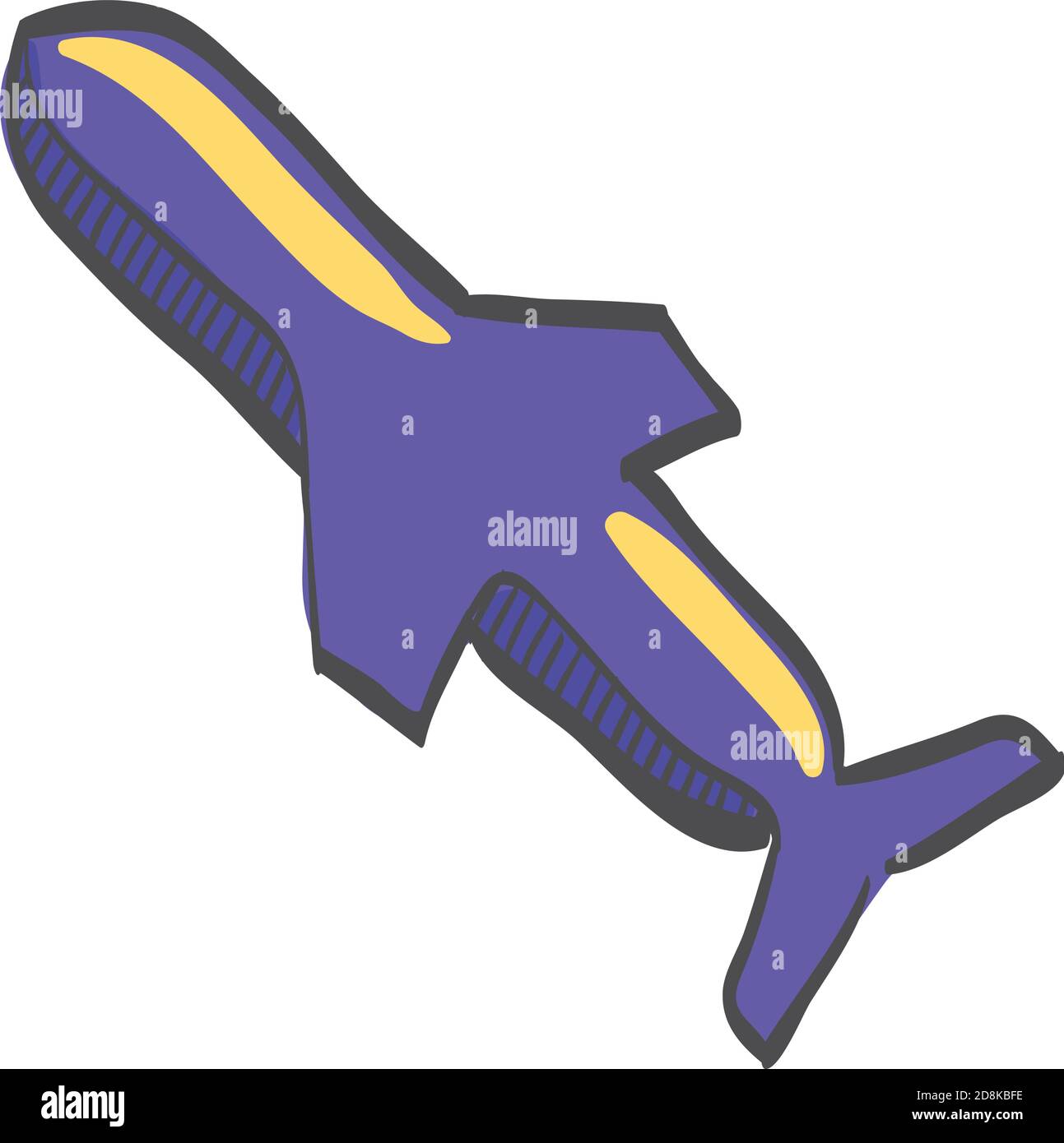 Missile icon in color drawing. Torpedo warfare weapon bomb Stock Vector ...