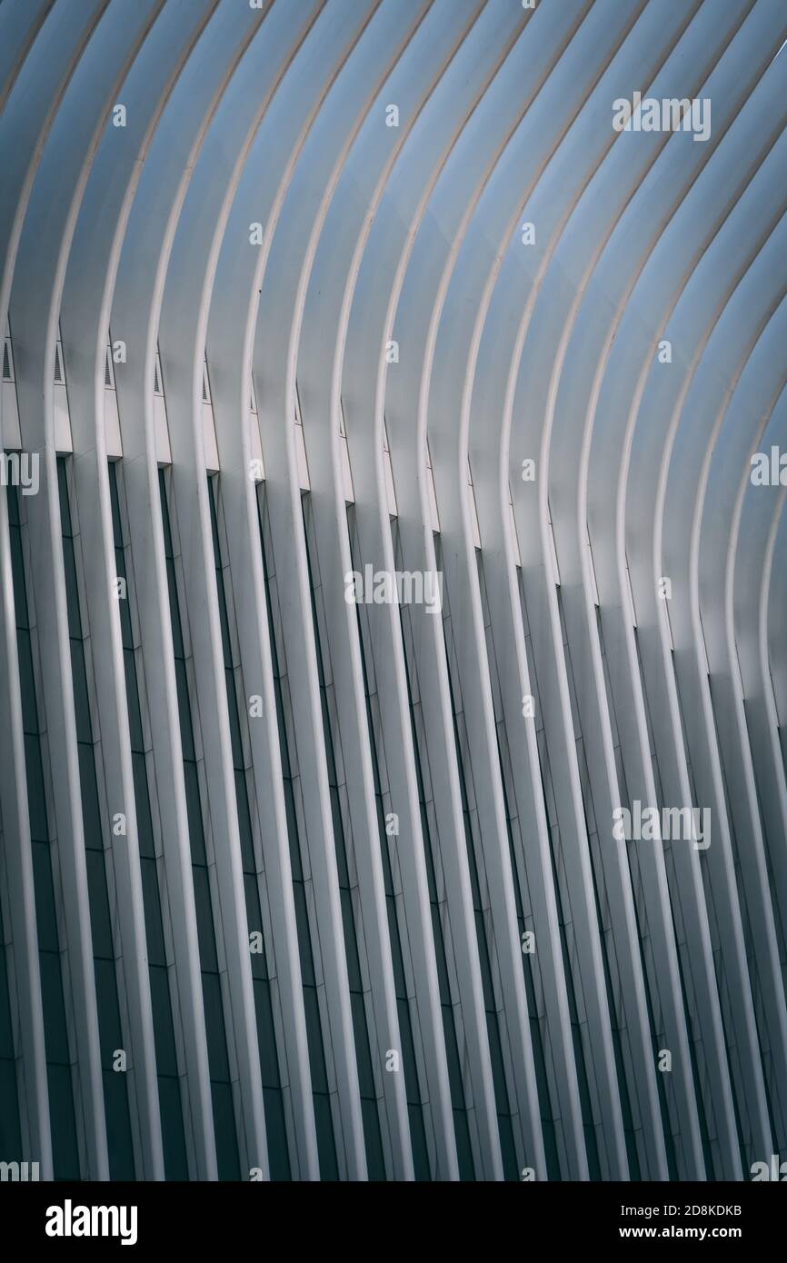 Architectural details of the Oculus, Manhattan, New York City Stock ...