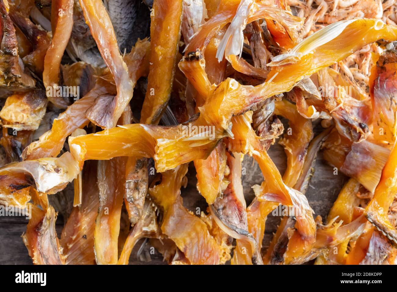 raw fishes being air dried Stock Photo - Alamy