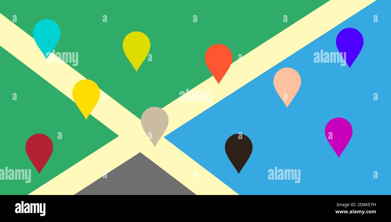 Latitude marker Stock Vector Images - Alamy