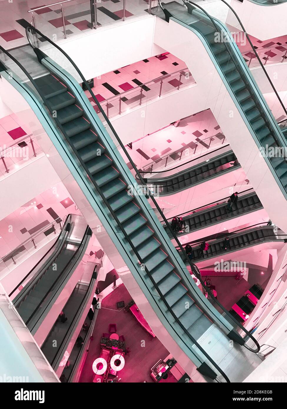 Shopping center design Stock Photo - Alamy