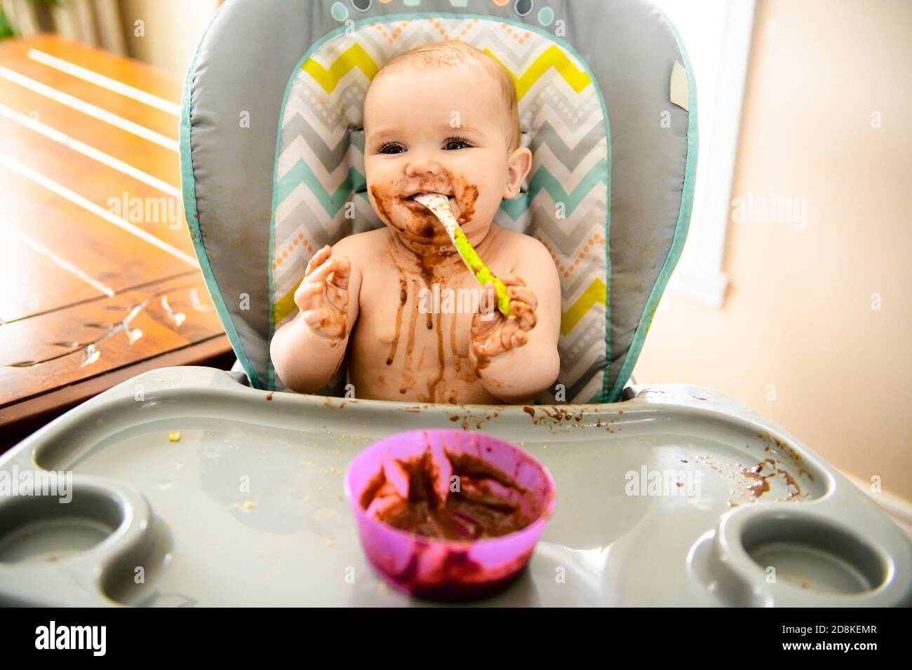 Baby chocolate face hi-res stock photography and images - Alamy