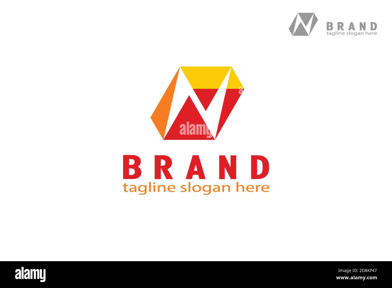 Minimalist box logo Cut Out Stock Images & Pictures - Alamy