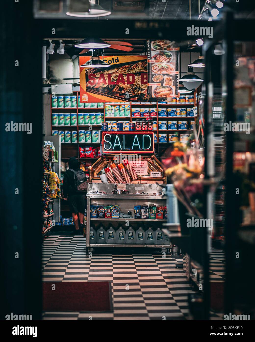 Salad sign hi-res stock photography and images - Alamy