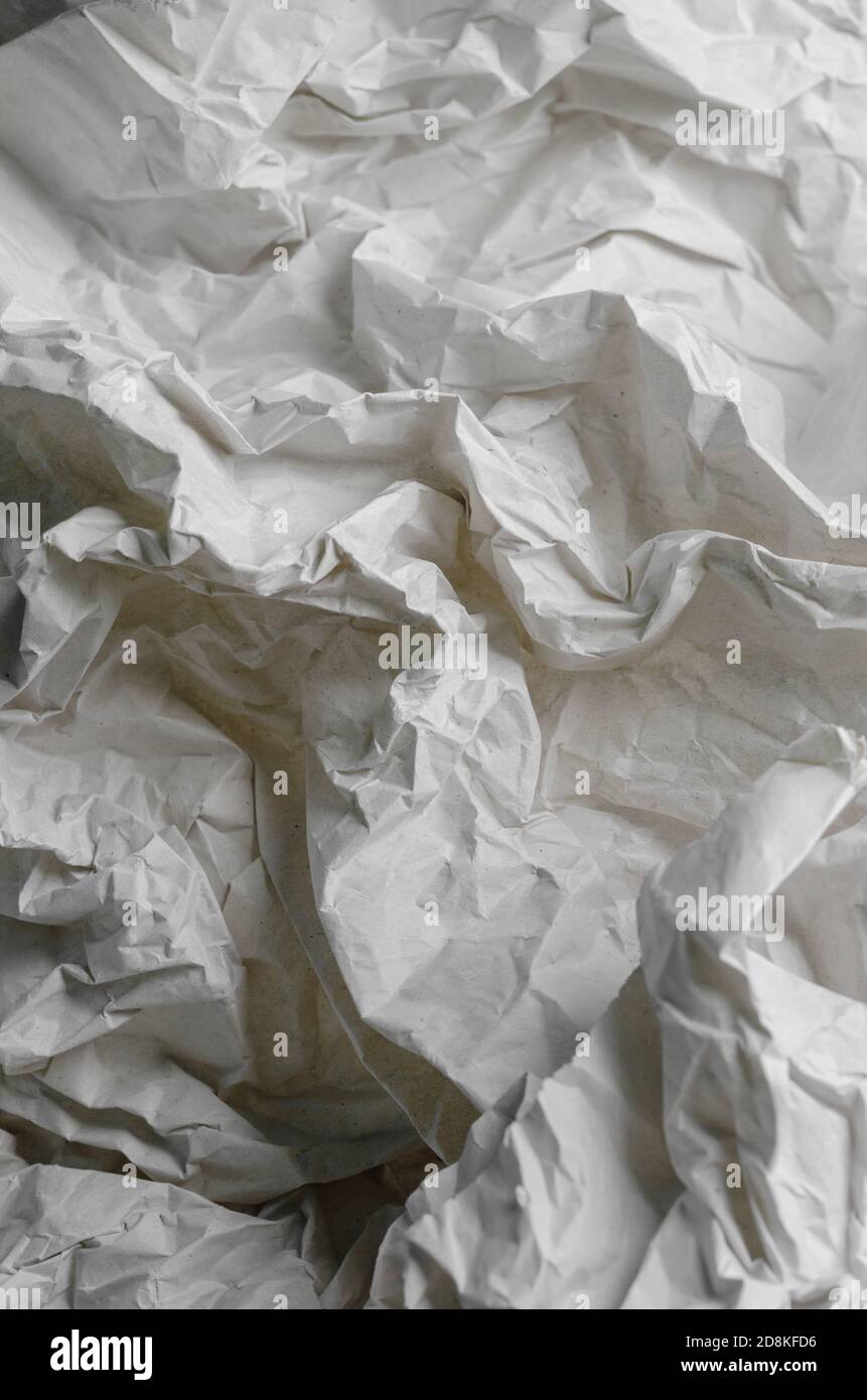 Texture of Crumpled Paper Stock Photo - Alamy