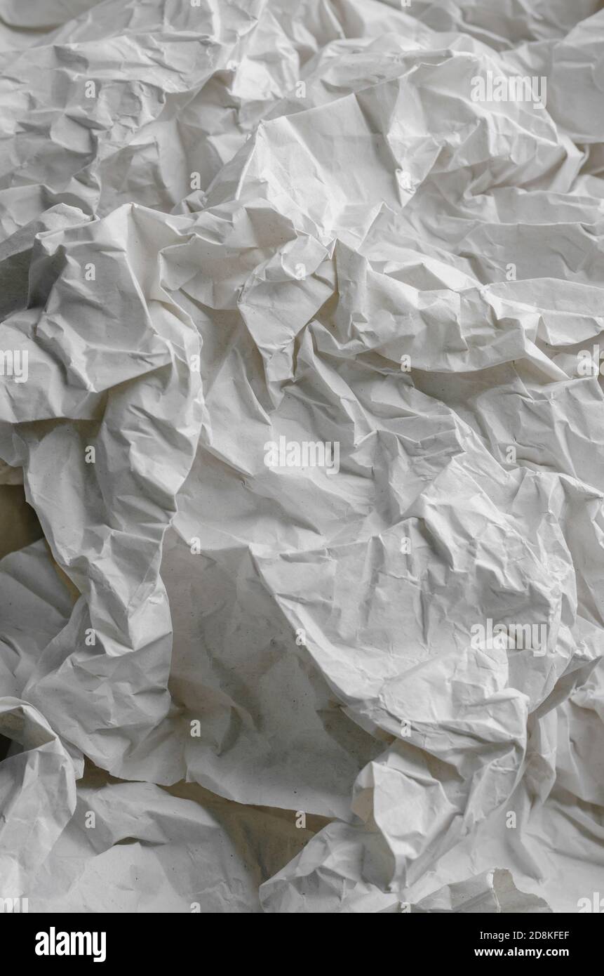 Texture of Crumpled Paper Stock Photo - Alamy