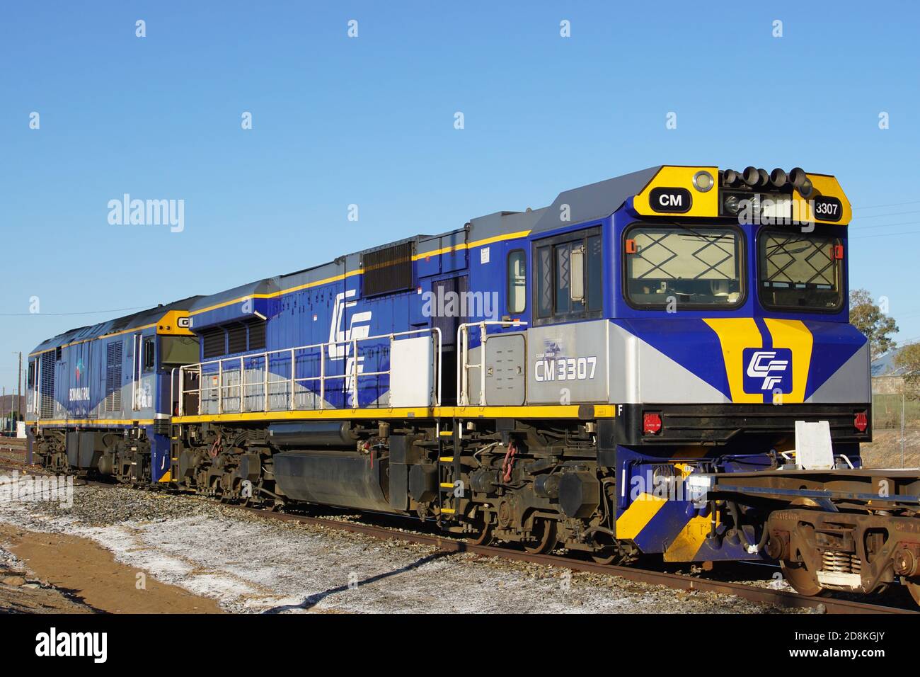 Close-Up of a Bowman’s Rail Train stationed at Broken Hill Railway ...