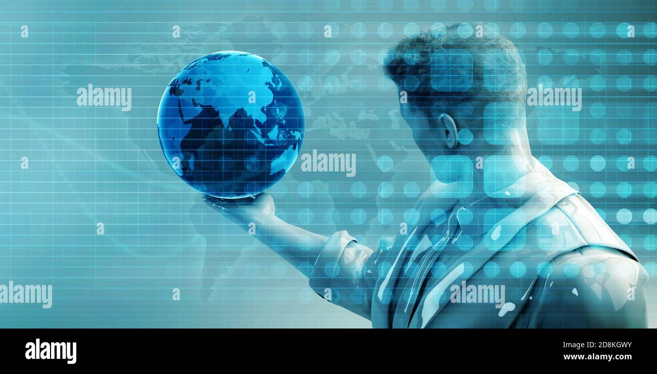 Modern Communication Technology with Smartphone and High Tech ...