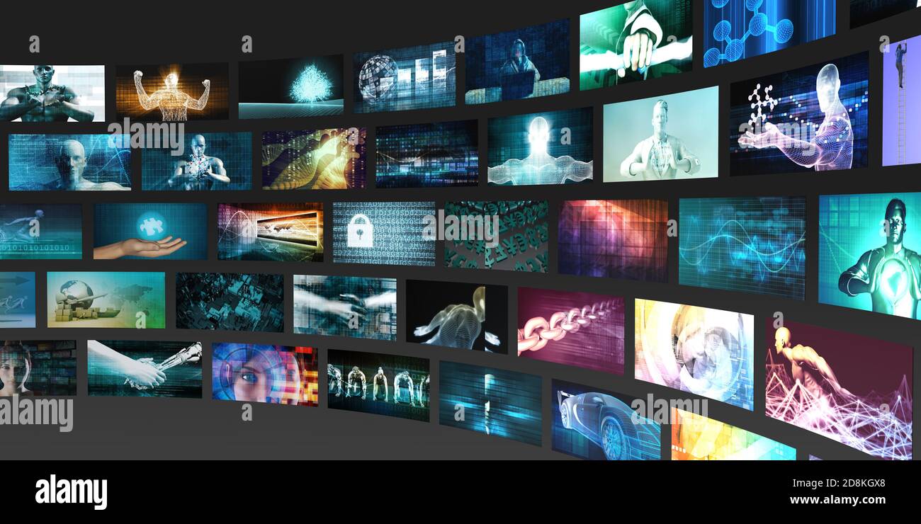 Multiple tv channels hi-res stock photography and images - Alamy