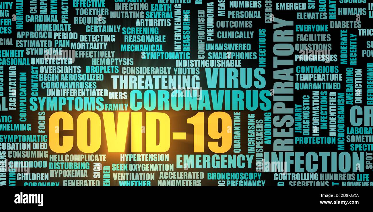Covid-19 Crisis Management Information and Data Background Stock Photo ...