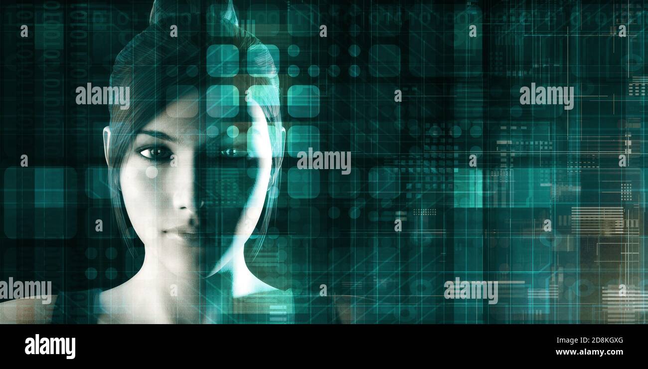 Technology Tunnel with Fast Digital Data Packets Stock Photo - Alamy