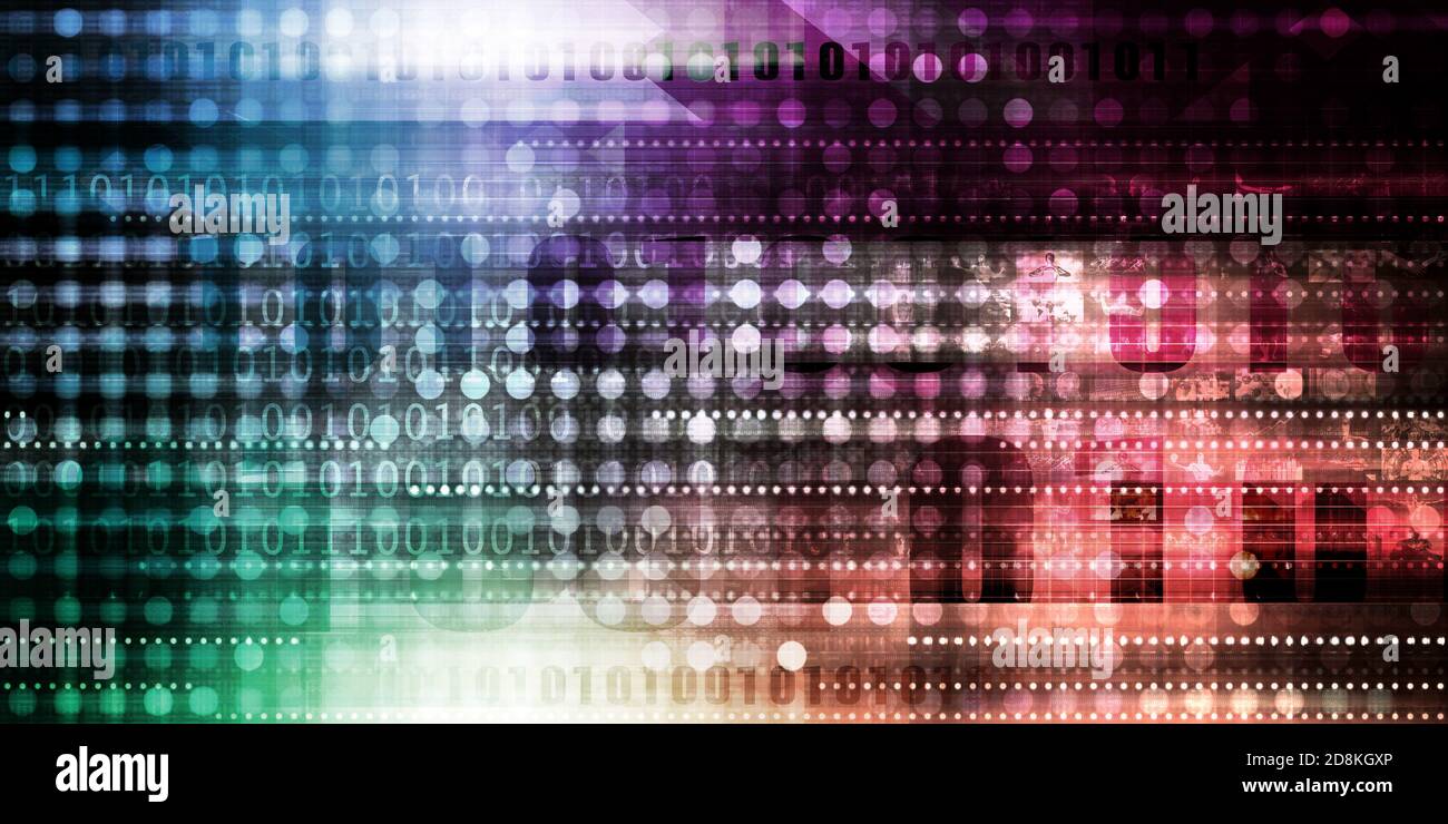 Futuristic Technology and Science as a Pattern Background Stock Photo ...