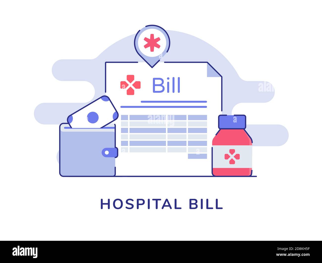 Hospital bill Stock Vector Images - Alamy