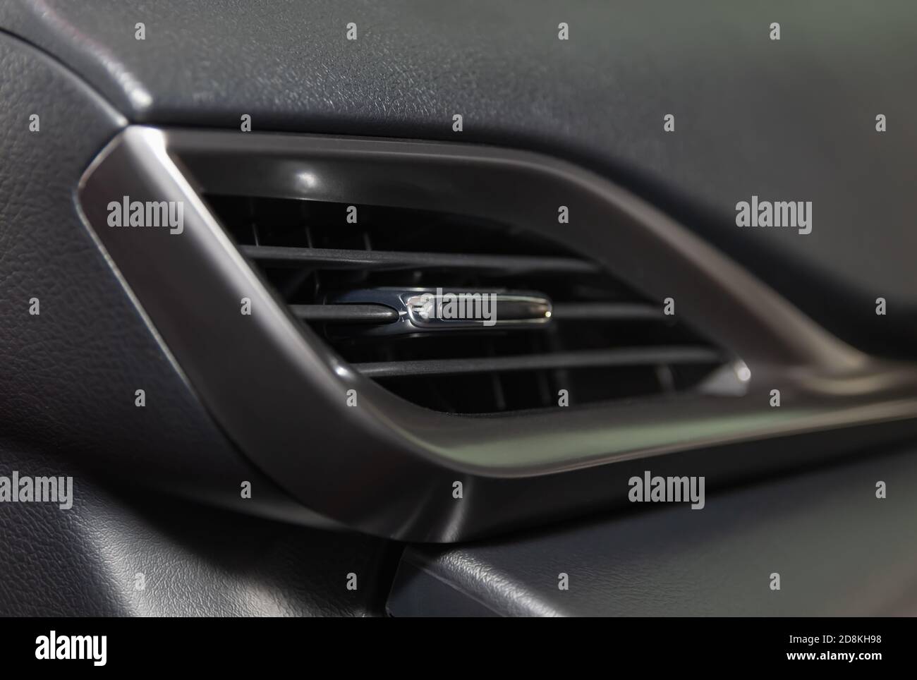 Modern Car Air Vent in Car Interior on Zoom View Stock Photo - Alamy