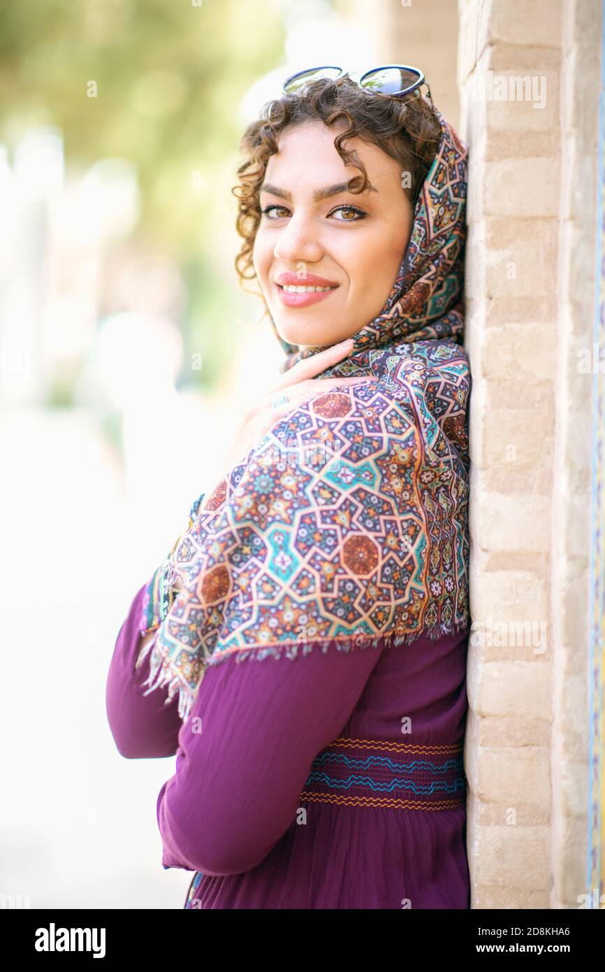 young beautiful Iranian lady in traditional clothing Stock Photo - Alamy