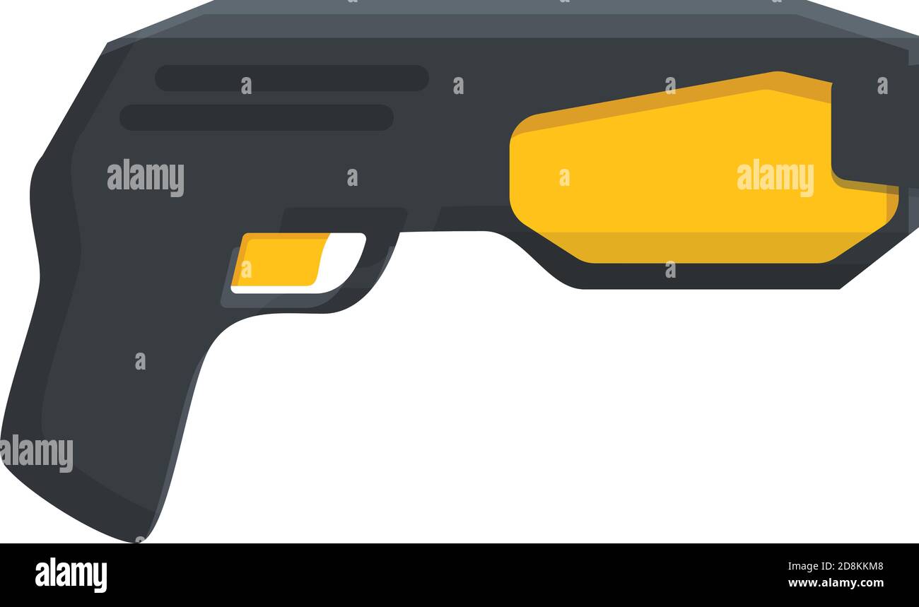 Taser icon. Cartoon of taser vector icon for web design isolated on ...