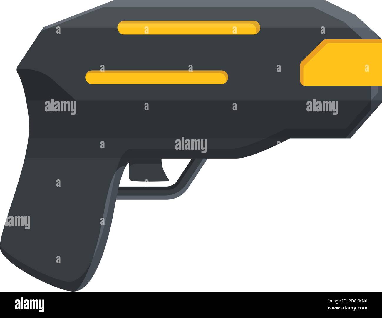 Taser pistol icon. Cartoon of taser pistol vector icon for web design ...