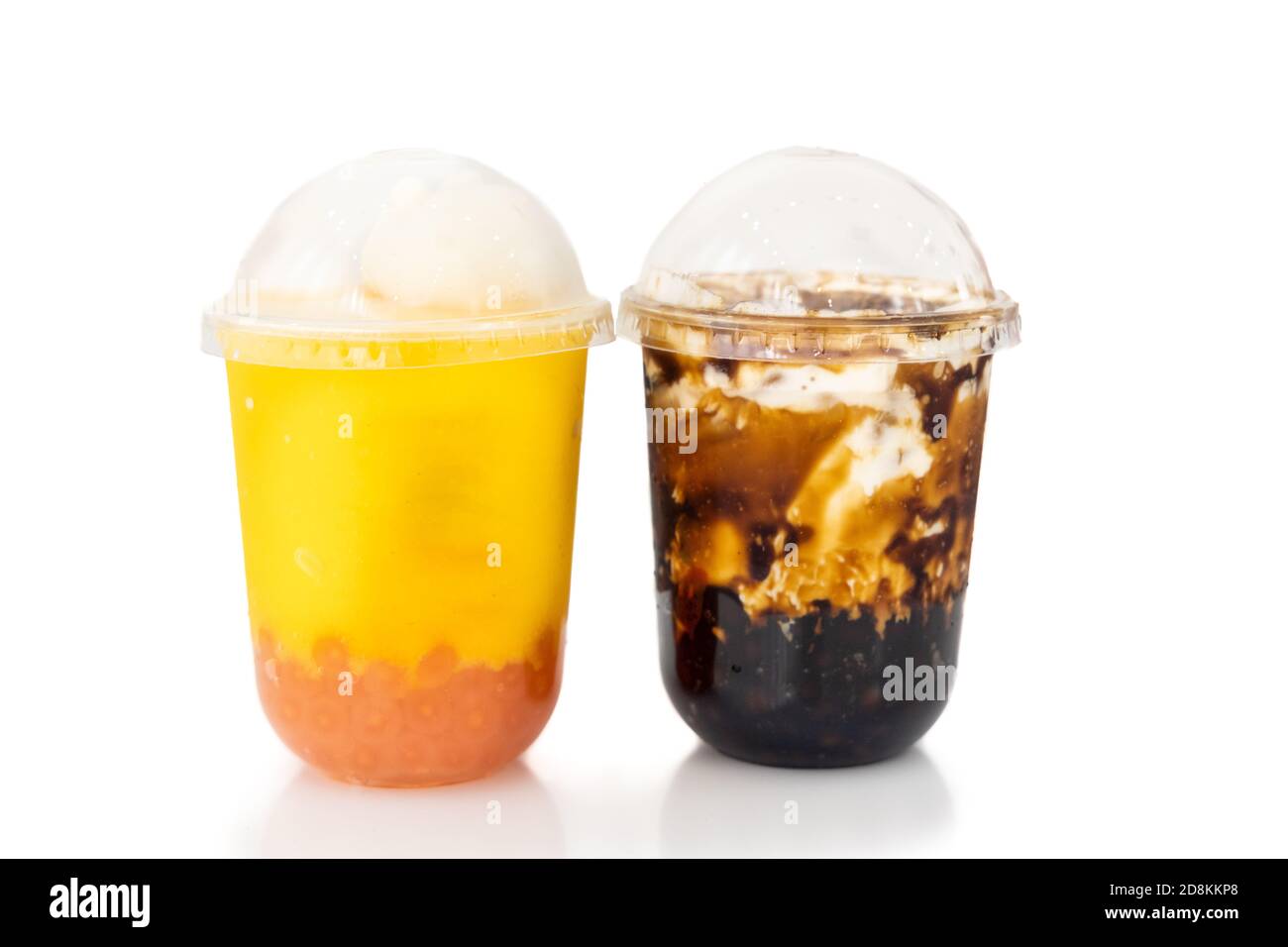 Variety of Boba or Bubble tea with tapioca pearls Stock Photo - Alamy