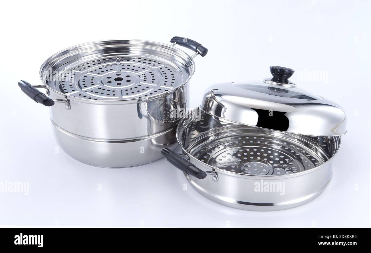 food steamer or steam cooker Stock Photo - Alamy