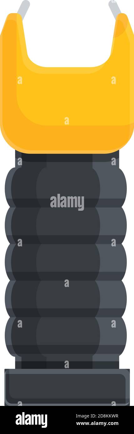 Taser weapon icon. Cartoon of taser weapon vector icon for web design ...