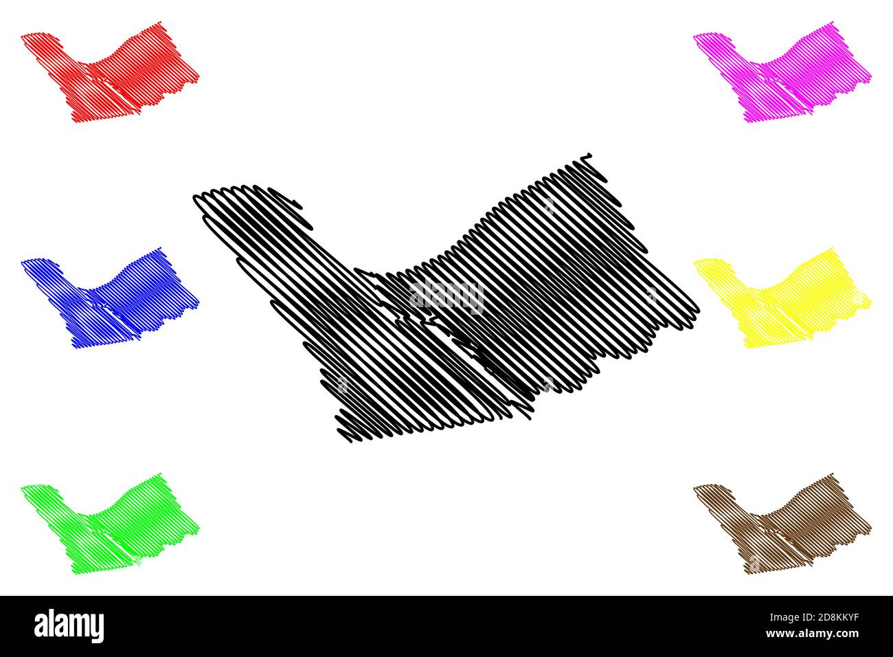 Carroll County, Kentucky (U.S. county, United States of America, USA, U ...