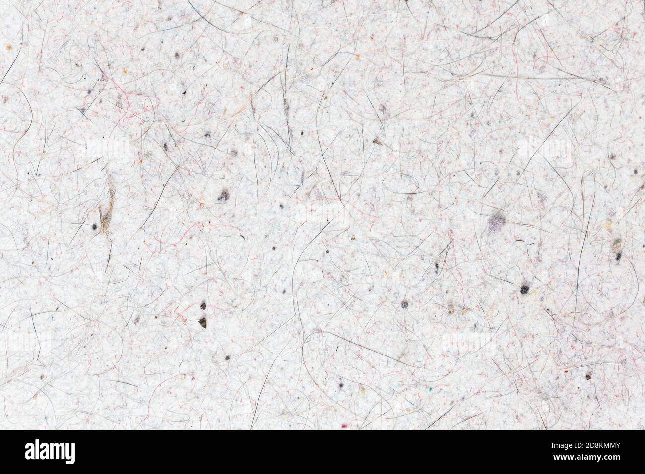 cat hair, fur and dust pollution on white flat surface texture and ...