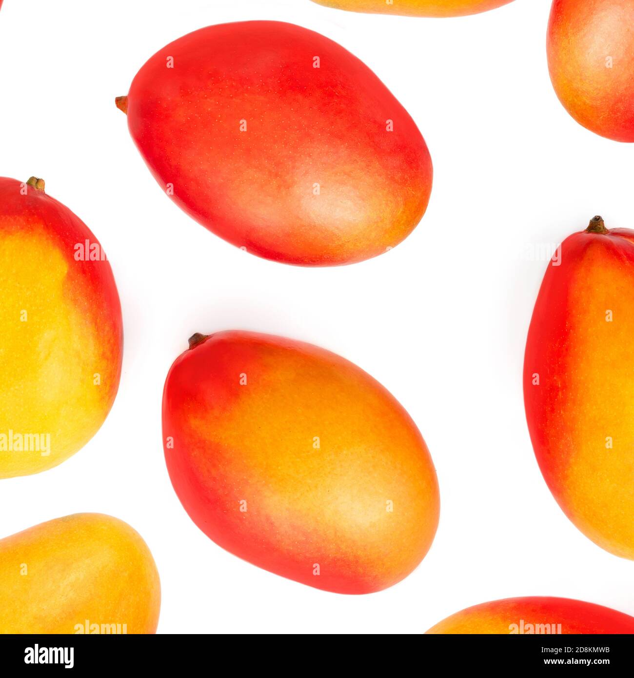 Creative layout made of mango fruit. Tropical abstract background ...