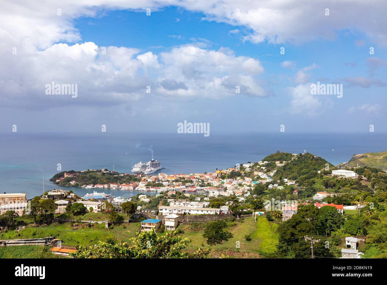 Caribbean grenada st george town hi-res stock photography and images ...