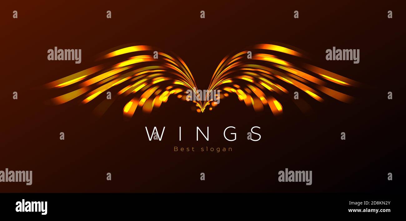 Angel wings fire hi-res stock photography and images - Alamy
