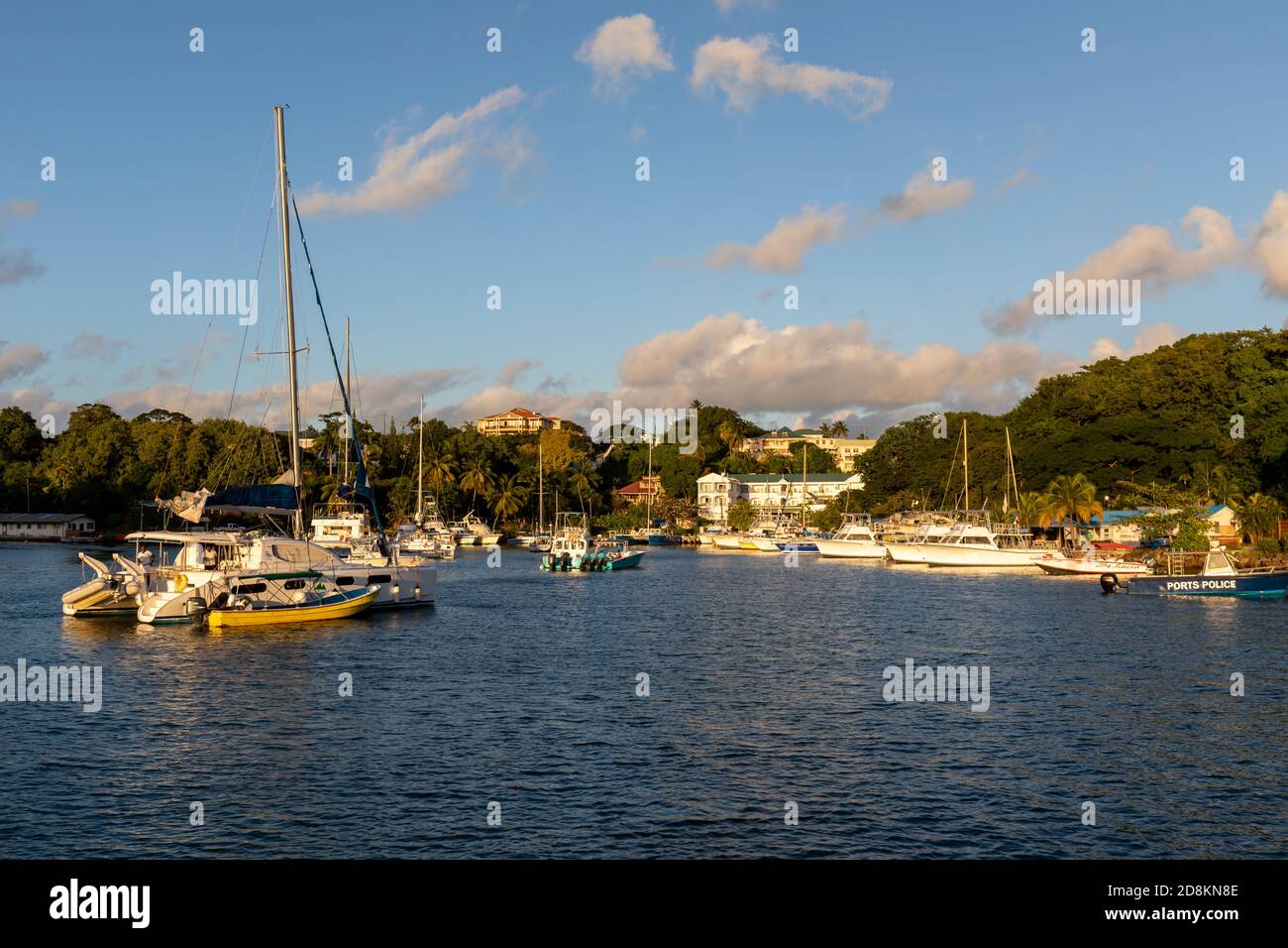 Saint Lucia, West Indies - Castries Harbor Stock Photo - Alamy