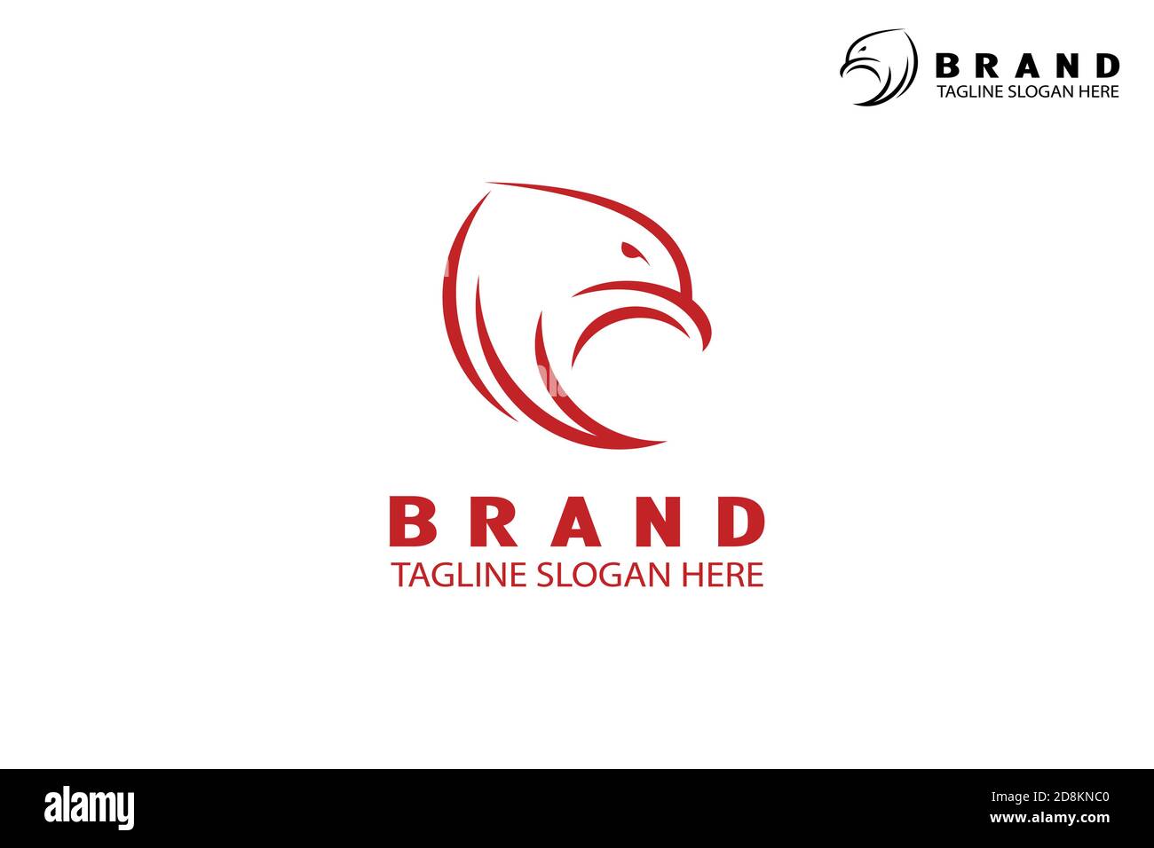 Abstract eagle logo, eagle head design concept with wing, modern ...