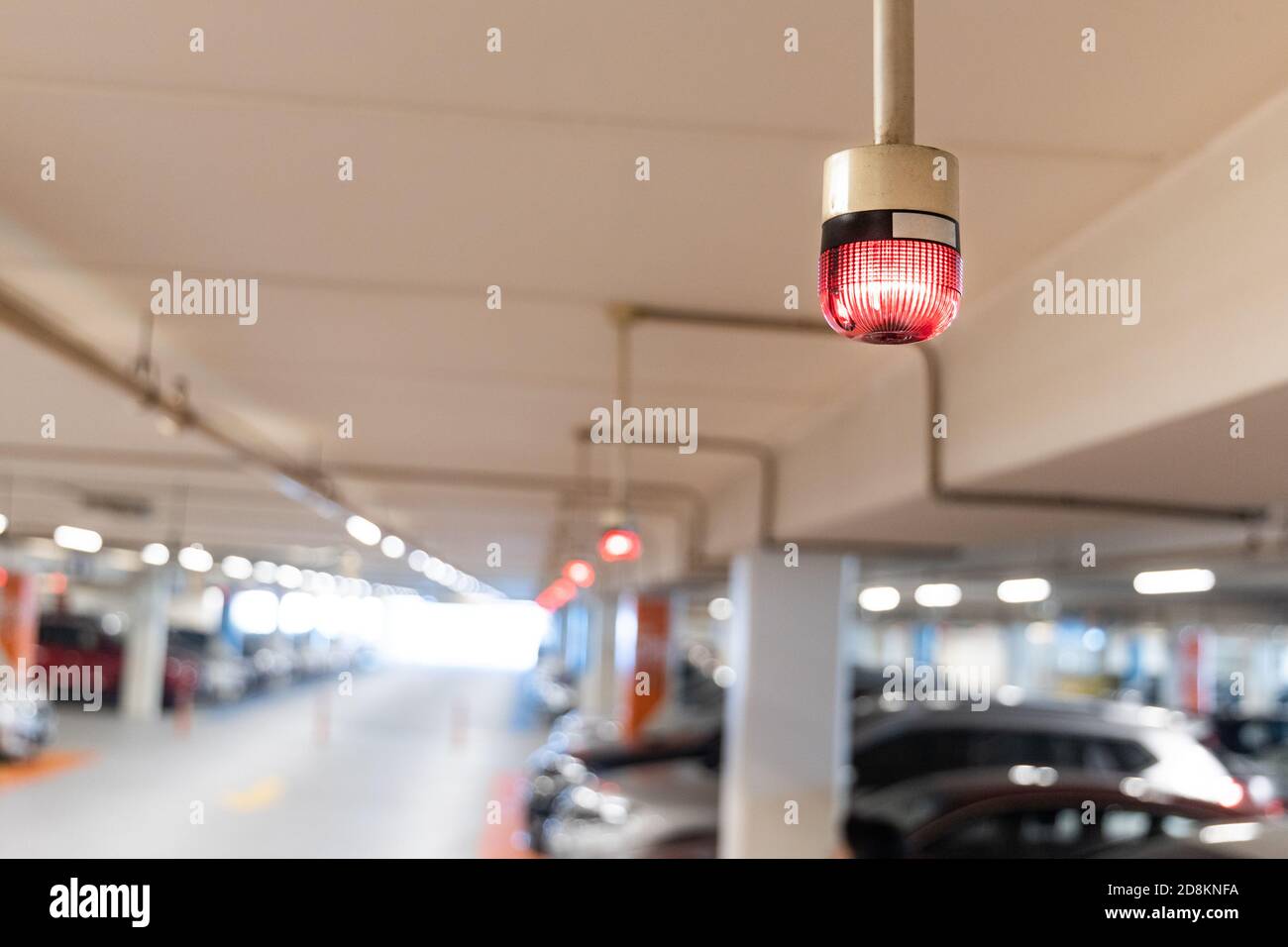 Smart car parking tracking system with lights signals vacancy ...