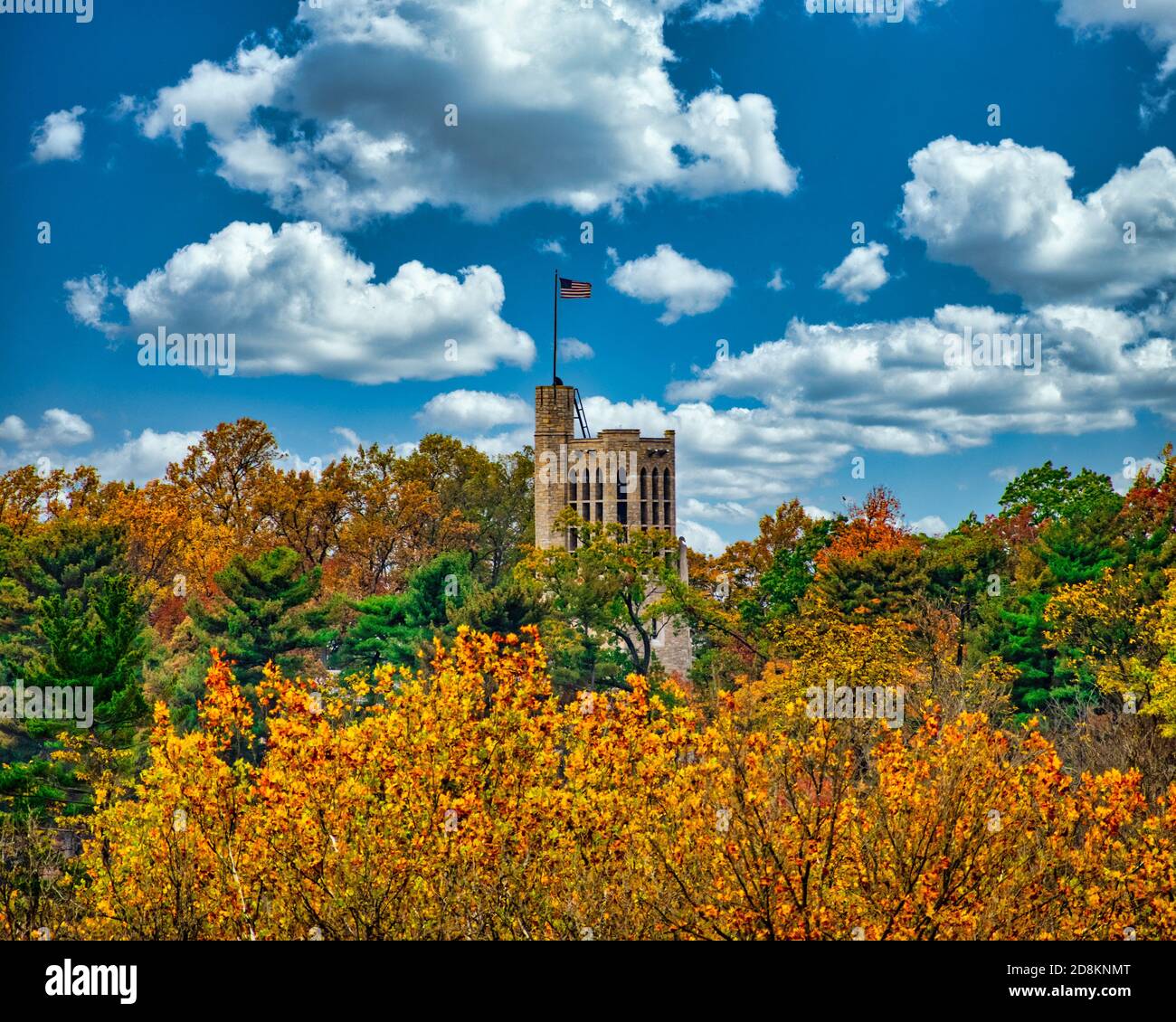 The Tower of the Washington Memorial Chapel at the Valley Forge ...